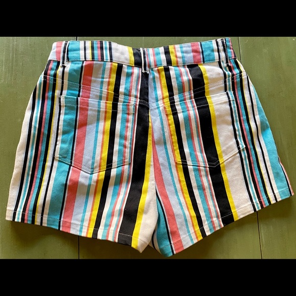 Modcloth | Shorts | Candy Strip Shorts From Mod Cloth | Poshmark